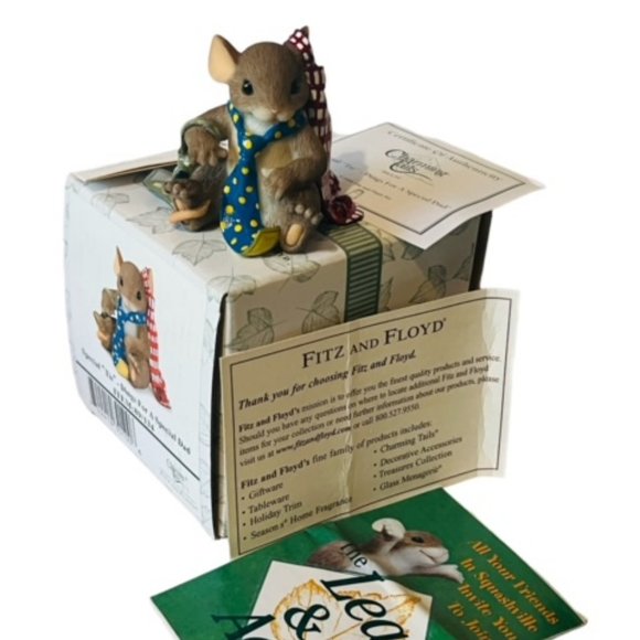 Fitz and Floyd | Accents | Charming Tail Figurine Mouse Fitz Floyd ...